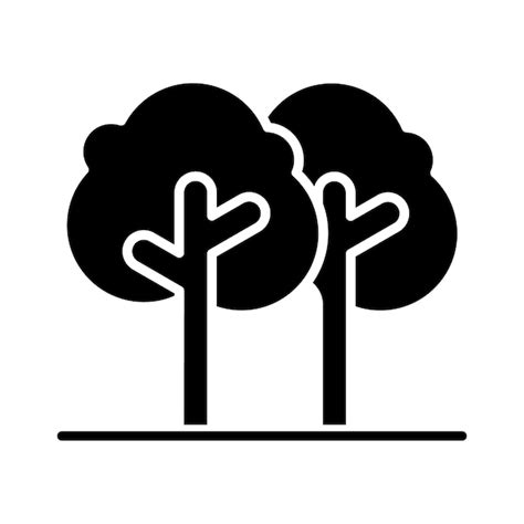 Premium Vector Forest Vector Illustration Style