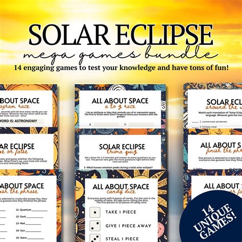 Solar Eclipse Mega Bundle Party Prints Press