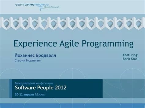 PPT Experience Agile Programming PowerPoint Presentation Free Download ID