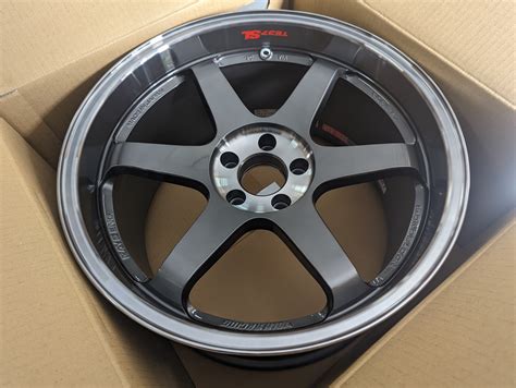 19 Inch Double Pressed Graphite Rays Engineering Volks Racing Te37sl