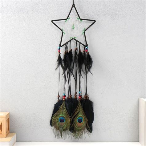 Ловец снов "Звезда. Перья павлина" 20х73 см - купить Ловец снов по ...