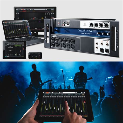 Mesa De Som Digital Soundcraft 16 Canais Ui16 Usb Wifi Said Som E Imagem