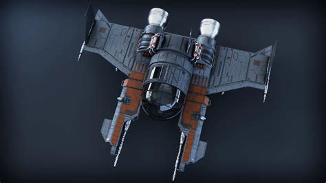 Spaceship 3d Model Blender Flippednormals Spaceship 3d Model Blender Flippednormals