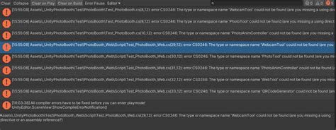 Cant Find Namespaces · Issue 1 · Gimchuangunityphotobooth · Github