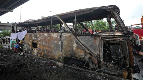 Thailand Police Charge Bus Driver After Crash That Killed At Least 23 People In Bangkok Abc News