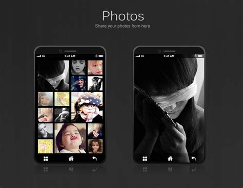 简洁的手机UI界面设计 MobileUI莫贝网