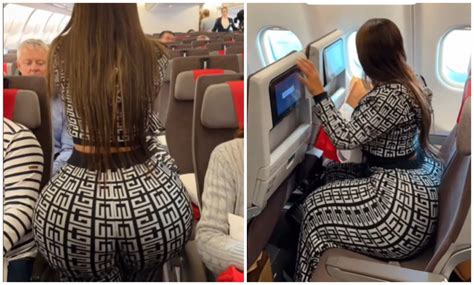 Gracie Bon Mujer Que Necesita Dos Asientos Por Su Trasero