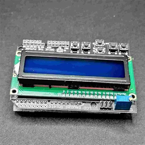 Display Lcd 1602 16x2 Per Arduino Con Tastiera 6 Pulsanti