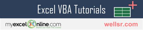 Free Vba And Macro Tutorials Thank You Free Microsoft Excel Tutorials