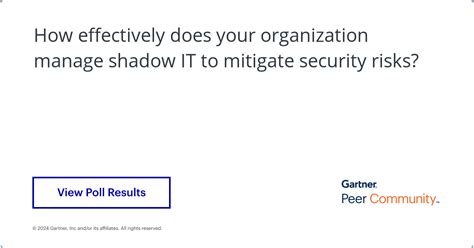 How Effectively Does Your Organization Manage Shadow It To Mitigate