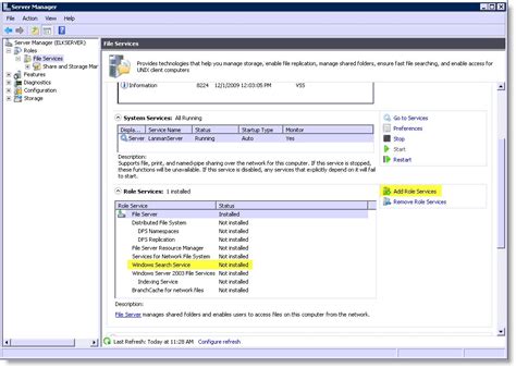 ENABLING WINDOWS SEARCH ON SERVER Bruceb Consulting