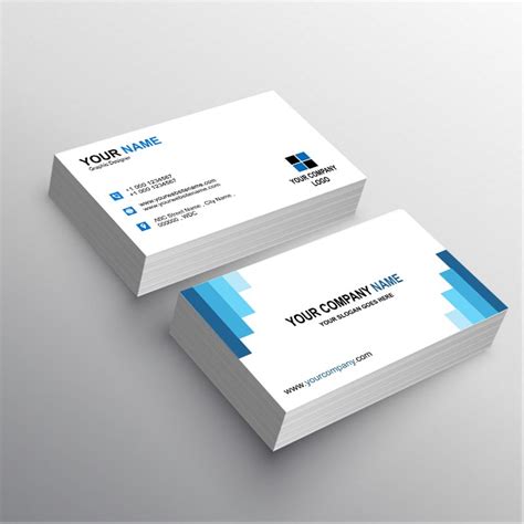 Visiting Card Psd Template Free Download Toptemplate My Id