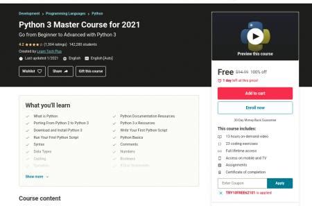 Hurry Up And Get The Following Udemy Courses For Free Techzim