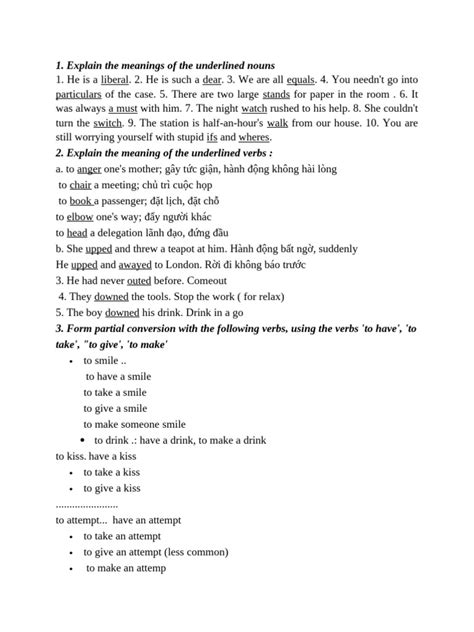 Exercise On Conversion Pdf