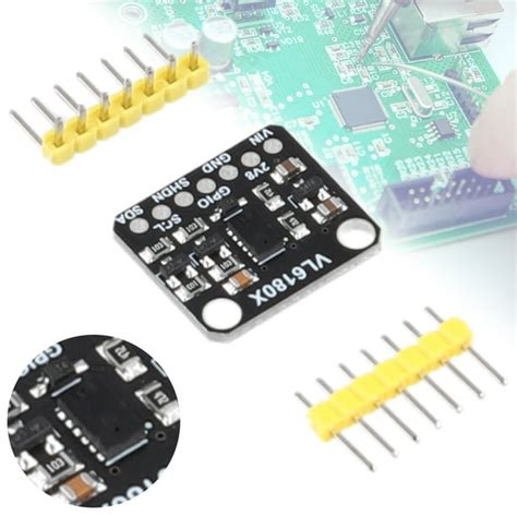 Sensor De Alcance óptico Del Telémetro Vl6180x Módulo De Sensor De Luz Ambiental Con Emisor Ir