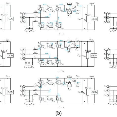 The Equivalent Circuit In Each State Of The Proposed Bidirectional