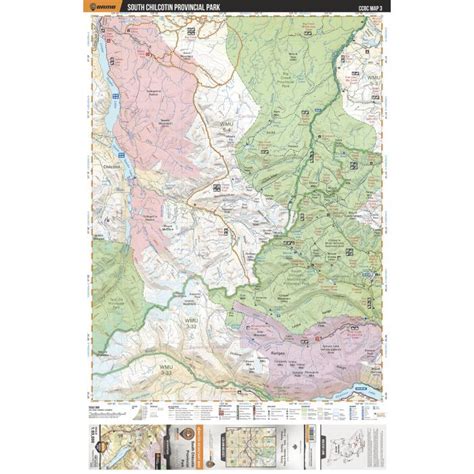 Ccbc03 South Chilcotin Provincial Park Cariboo Chilcotin Coast Bc Topo Stanfords