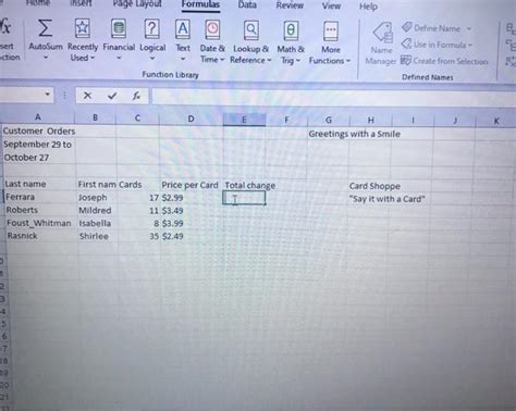 Solved Autosum Recently Financial Logical Text Date And