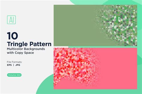 Vibrant Triangular Pattern Background Multi Colors 4524749