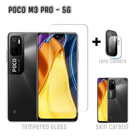 Jual Tempered Glass Xiaomi Poco M Pro G Anti Gores Clear Dan Tempered Camera Free Skin Carbon
