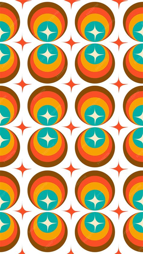 Premium Vector Seamless Abstract Background Overlapped Colorful Circle Pattern Seamless