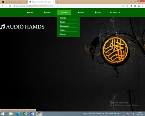 create a modern responsive website with html css and js by