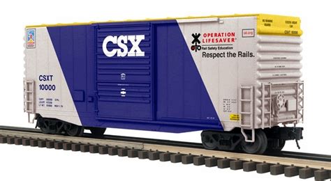 Atlas 2001129 40 Hy Cube Box Car Csx Operation Lifesaver