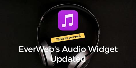 Everwebs Updated Audio Widget Website Building For Mac Os X Everweb Website Builder