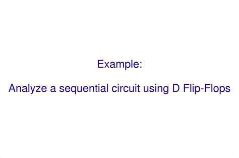 analysis sequential circuits pdf