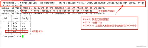 mysql数据备份与恢复 mysqldump还原数据库 csdn博客