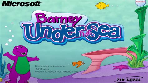 Barney Under The Sea No Commentary Gameplay Youtube