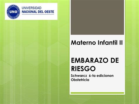 EMBARAZO DE RIESGO Romina UDocz