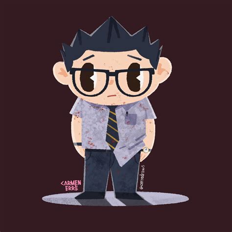 I Made A Chibi Dwight R Deadbydaylight