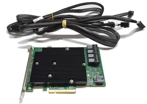 broadcom lsi 9300 16i sata sas hba controller 12gbps inkl 4x msas zu
