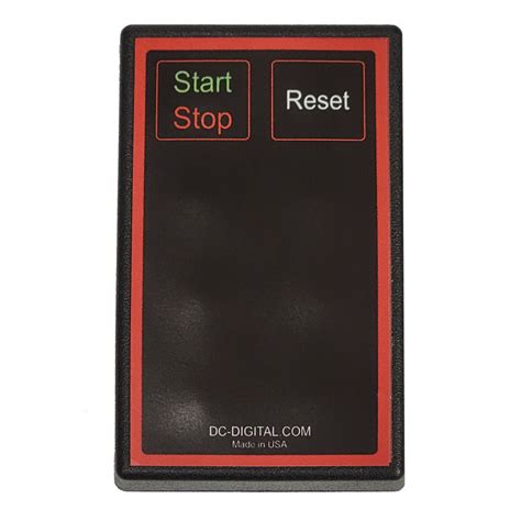 Dc 25t Up W 2 3 Inch Led Digital Rf Wireless Controlled Count Up Timer Shift Digit Technology