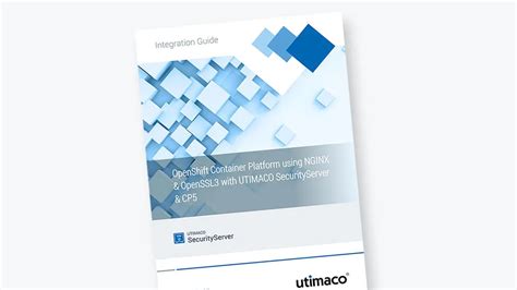 Openshift Container Platform Using Nginx And Openssl3 With Utimaco Securityserver And Cp5 Utimaco