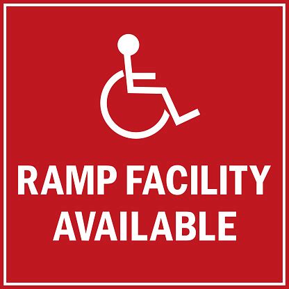 Ramp Facility Available Sign Stock Illustration Download Image Now