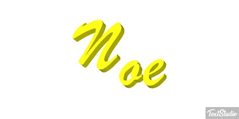 Noé Name Animated  Logo Designs