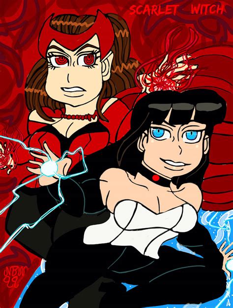 Scarlet Witch And Zatanna By Nerdyverseking99 On Deviantart