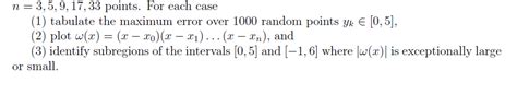 7 interpolate runge s function f x 1 2 on the