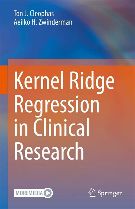 Kernel Ridge Regression In Clinical Research Premiumjs Store