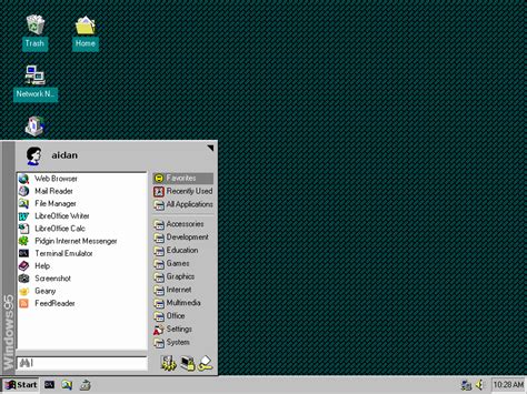 Make Linux Look Exactly Like Windows 95 I Mean Exactly