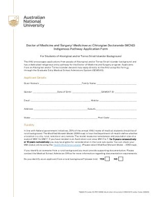 Fillable Online Indigenous Pathway Application Form Fax Email Print PdfFiller