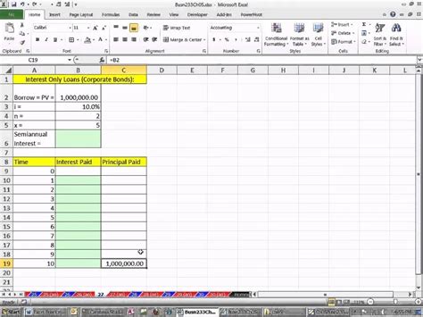 How To Create An Interest Only Loan Schedule In Microsoft Excel Microsoft Office WonderHowTo