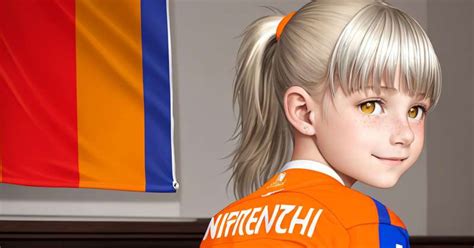 Cute Sofii Butt In A Football Jersey And Without By Imouchi From