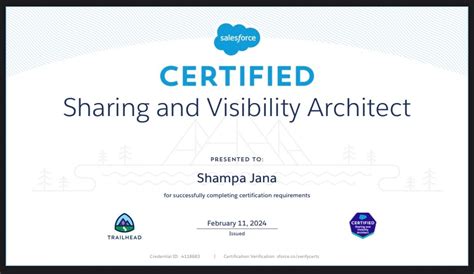 Shampa Jana On Linkedin Salesforce Trailhead Certificationjourney