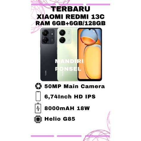 Jual Xiaomi Redmi C Ram Gb Extend Gb Garansi Resmi Indonesia Gratis Temperglas Dan
