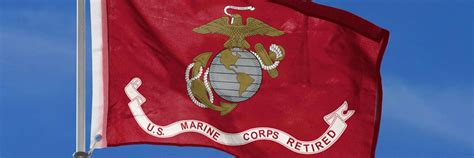 Marine Corps Retired Flags Promo Patriots Online Flag Store