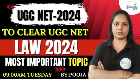 0900 Am Ugc Netset Law Class Ugc Net June 2024 Net Law Free Class Law Net 2024 Fee Class