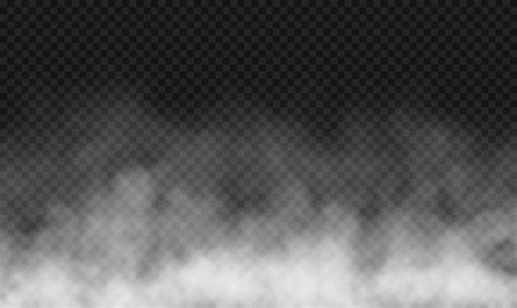 투명한 배경에 흰 연기 사실적인 벡터 템플릿 안개입니다 바닥재에 대한 스톡 벡터 아트 및 기타 이미지 바닥재 배경 주제 연기 물리적 구조 Istock